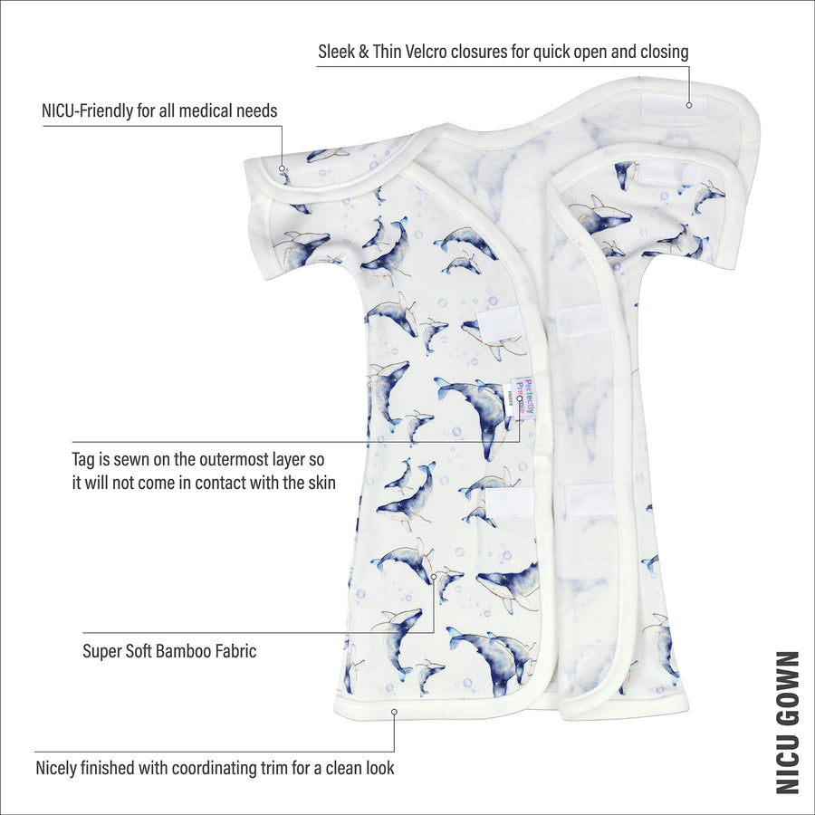 Bamboo NICU Gown – Perfectly Preemie